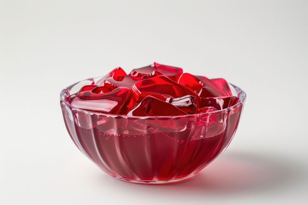 Red gelatin dessert in bowl | Free Photo - rawpixel