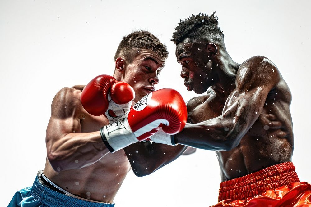 Intense boxing match action | Free Photo - rawpixel