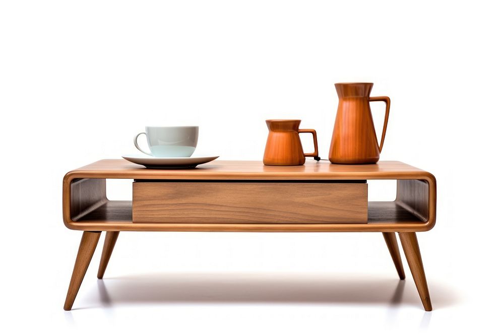Elegant wooden coffee table setup | Free Photo - rawpixel
