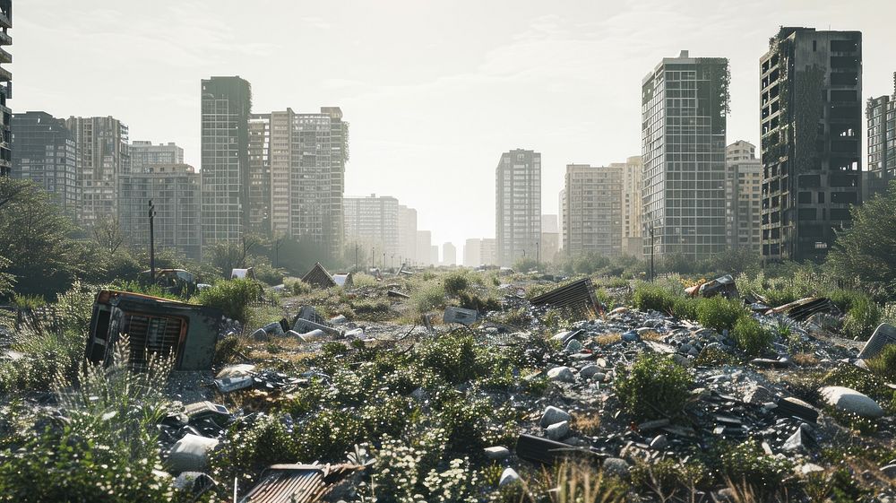 Urban decay, abandoned cityscape | Free Photo - rawpixel