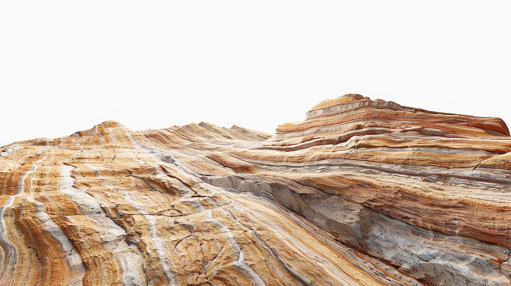 Striated sandstone rock formation | Free Photo - rawpixel