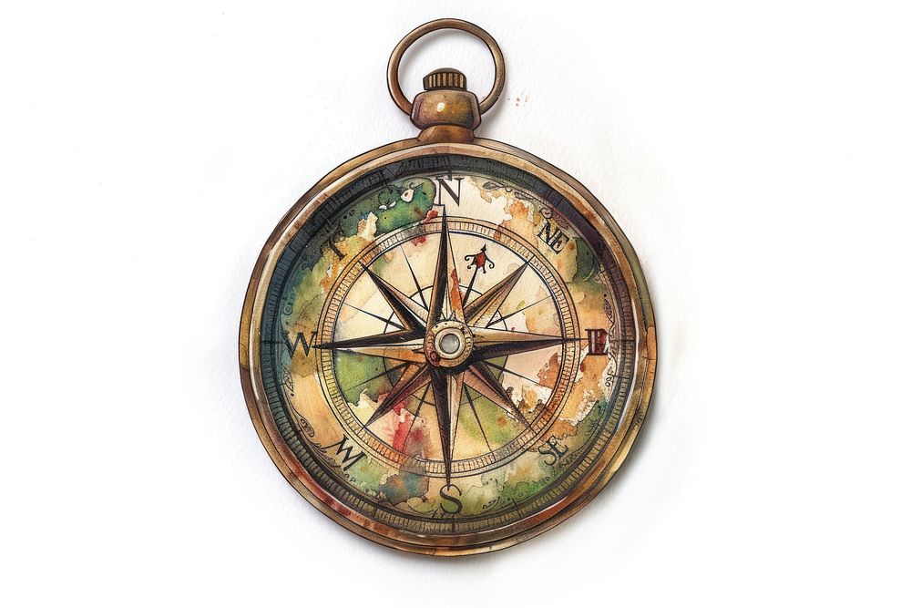 Dark academia inspired gothic compass | Free Photo Illustration - rawpixel