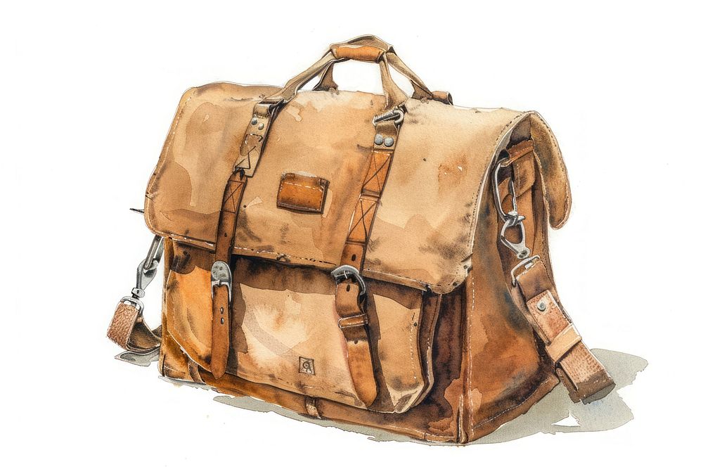 Bag accessories accessory briefcase. | Free Photo Illustration - rawpixel