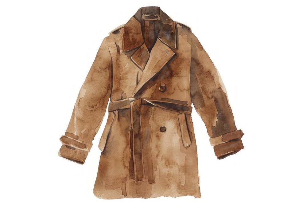 Dark academia inspired brown coat | Free Photo Illustration - rawpixel