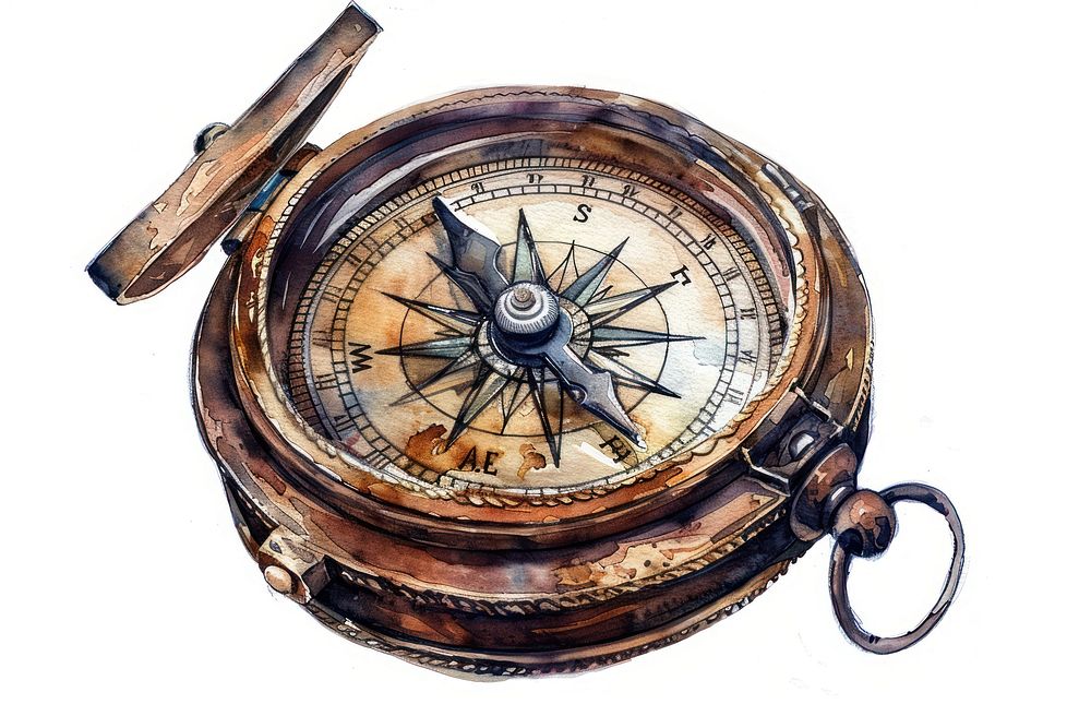 Dark academia inspired gothic compass | Free Photo Illustration - rawpixel