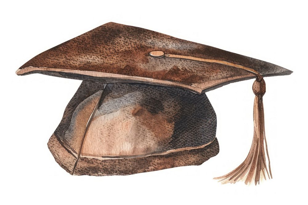 Dark academia graduation hat cushion | Free Photo Illustration - rawpixel