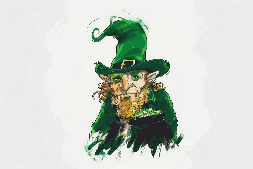 Leprechaun Irish mythical creature clothing | Free Photo Illustration ...