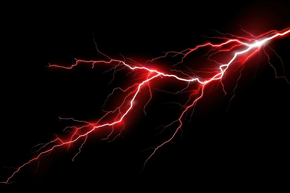 Vivid red lightning bolt streaks | Free Photo - rawpixel