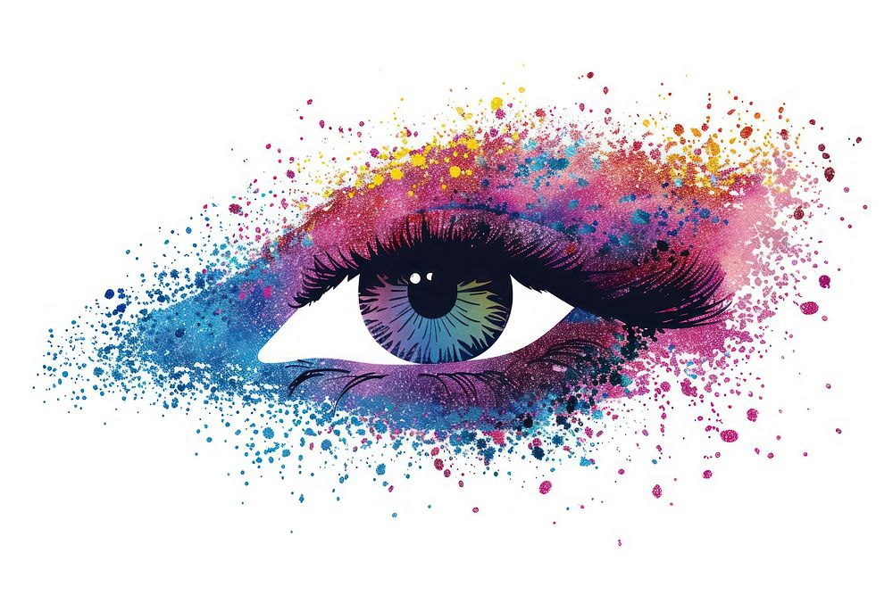 Colorful artistic eye illustration | Free Photo Illustration - rawpixel