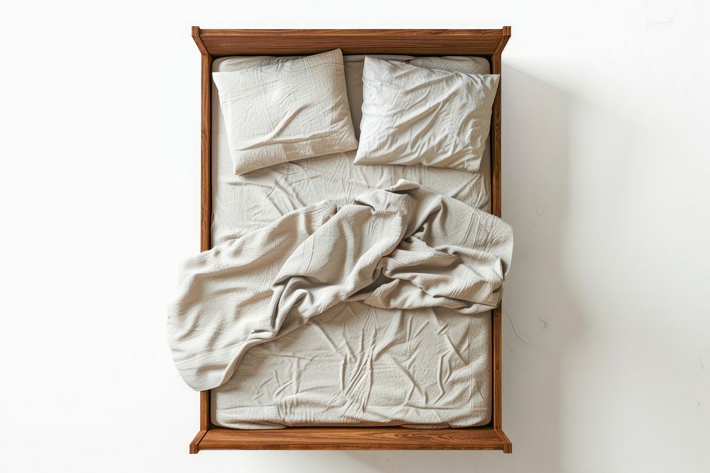 Unmade bed with crumpled sheets | Free Photo - rawpixel