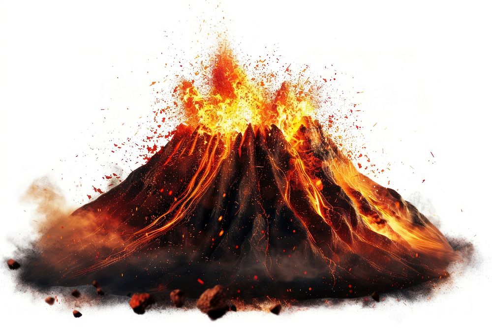 Volcano exploded borders mountain outdoors | Free Photo - rawpixel