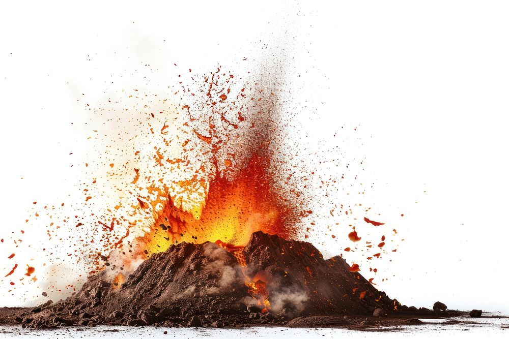 Volcano exploded borders mountain outdoors | Free Photo - rawpixel