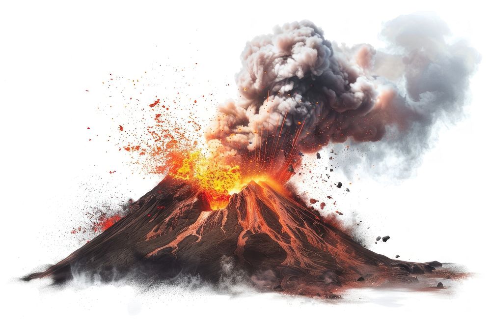 Volcano exploded borders mountain outdoors | Free Photo - rawpixel