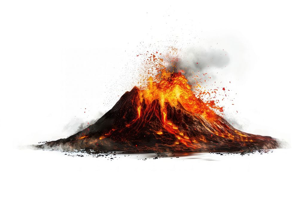 Volcano range exploded borders mountain | Free Photo - rawpixel