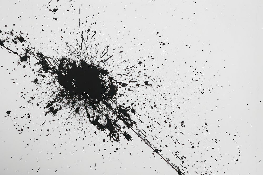 Abstract black ink splatter background | Free Photo - rawpixel