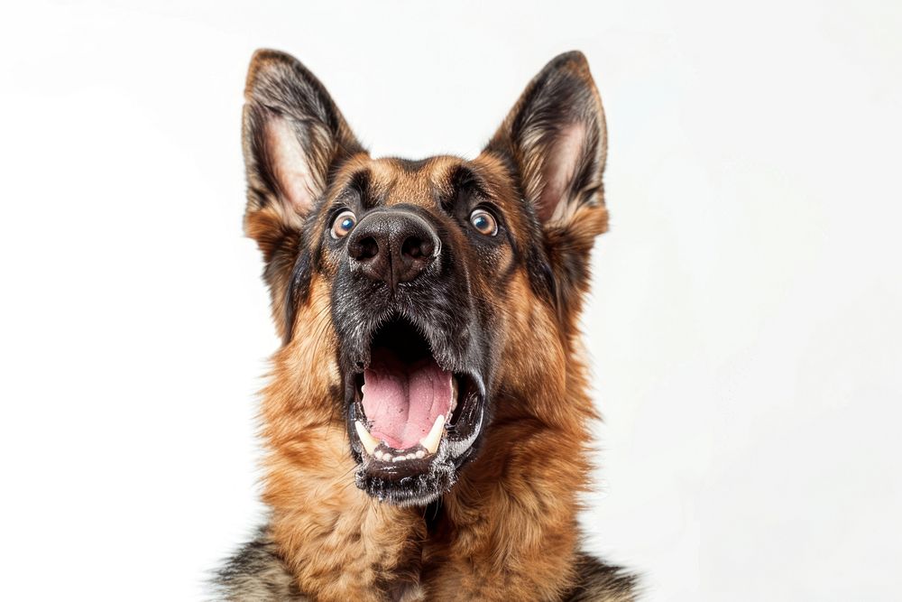 Photo shocked German sheperd animal | Free Photo - rawpixel