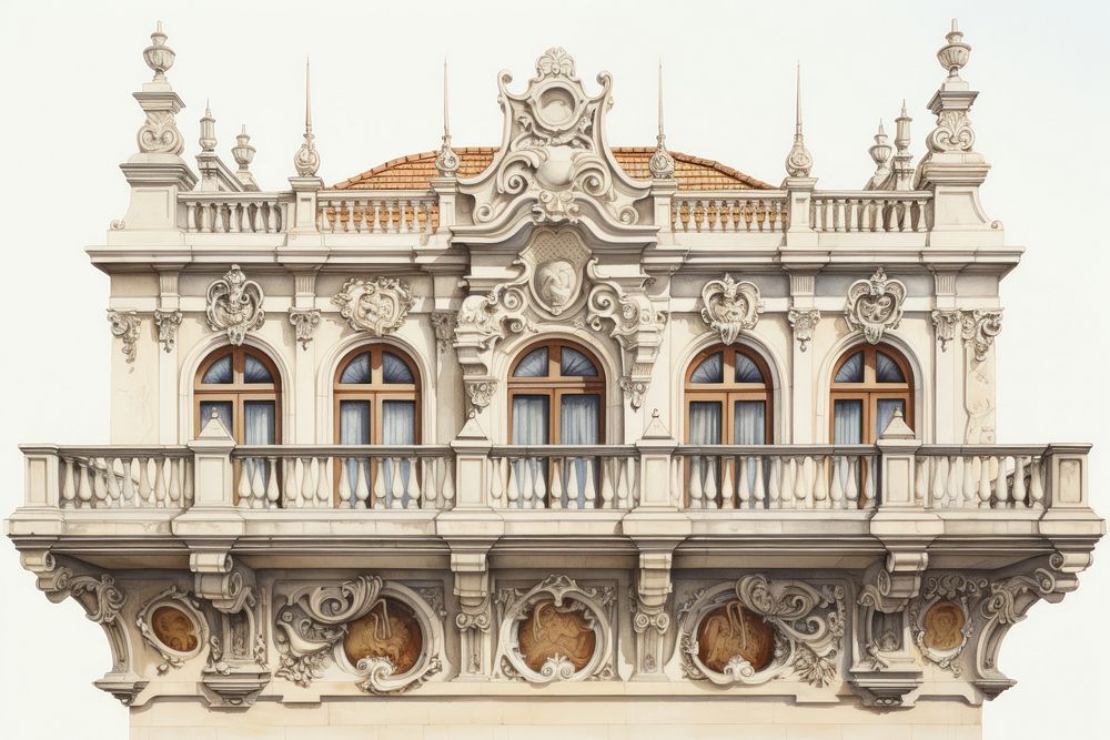 Ornate historic European building facade | Free Photo Illustration ...