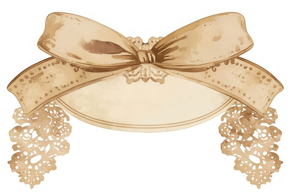 Vintage ornate ribbon frame | Free Photo Illustration - rawpixel