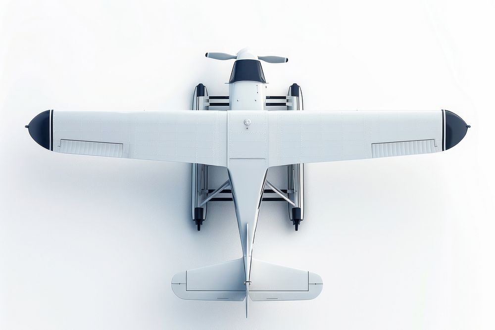 White seaplane top view | Free Photo - rawpixel