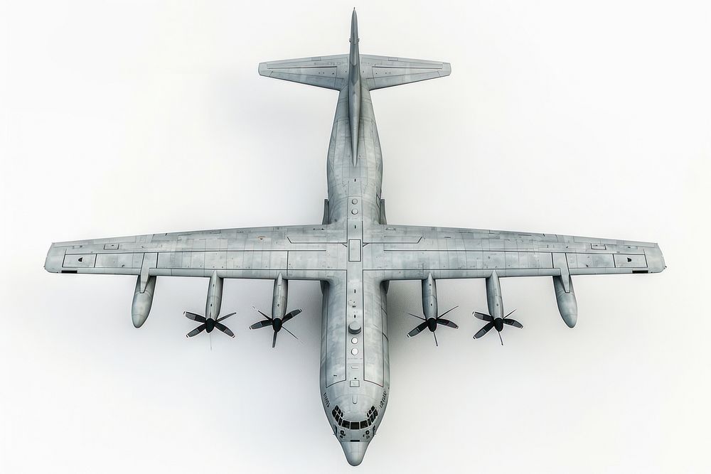Military cargo aircraft overhead view | Free Photo - rawpixel