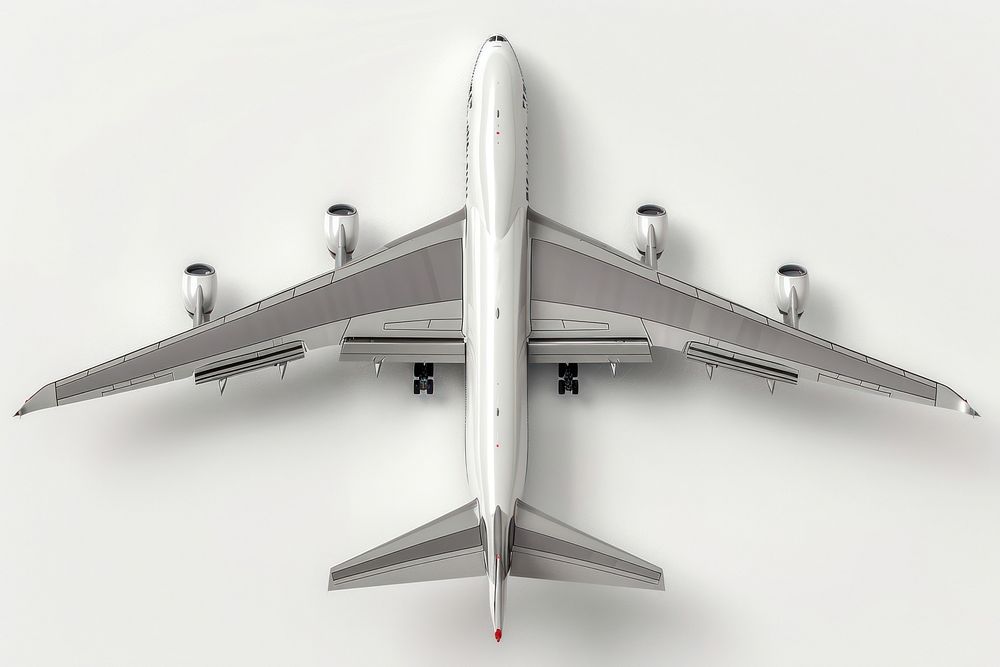Commercial airplane top view | Free Photo - rawpixel