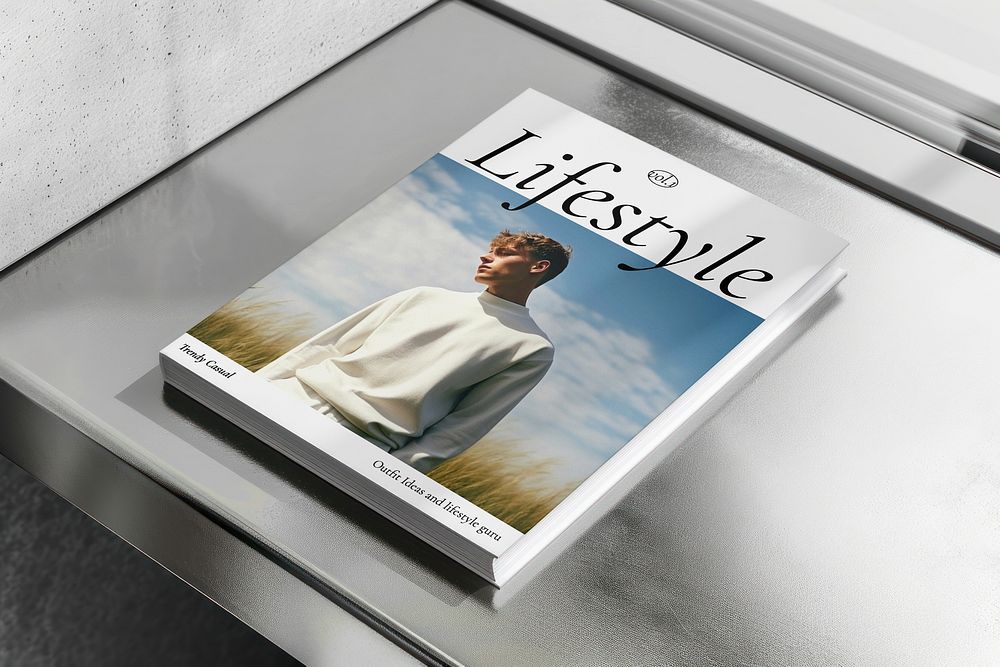 Modern lifestyle magazine cover | Free Photo - rawpixel