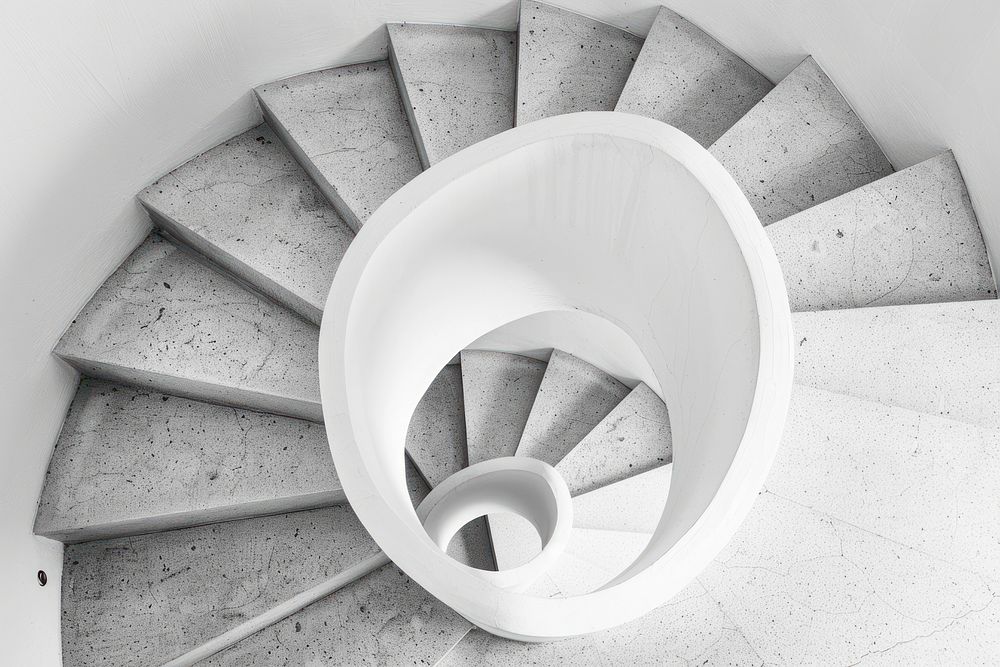 Modern spiral staircase architecture design | Free Photo - rawpixel
