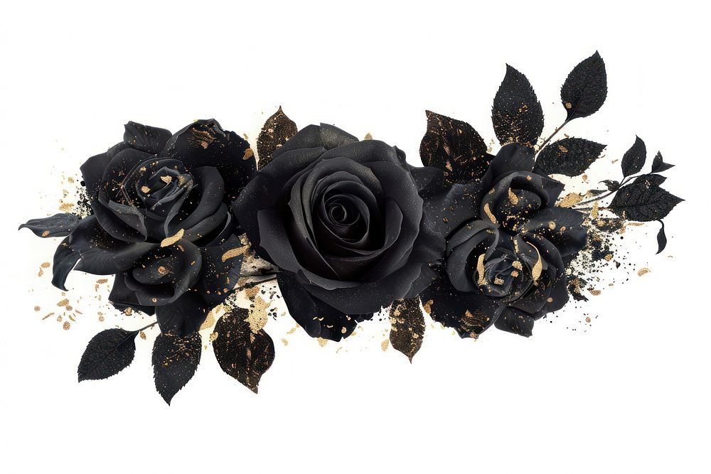 Elegant black rose floral arrangement | Free Photo - rawpixel