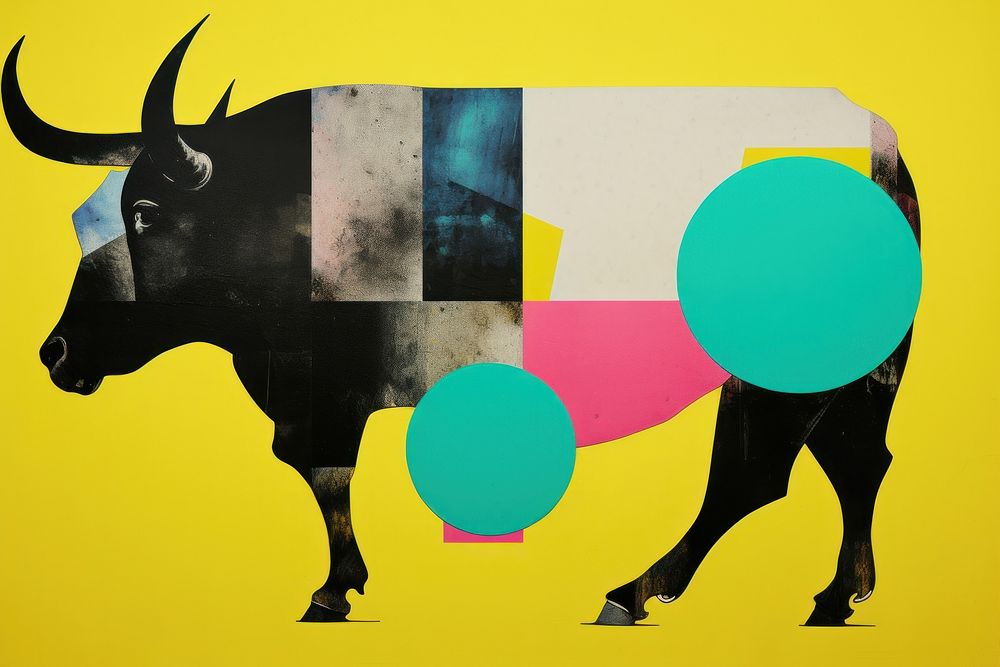 Bull livestock wildlife kangaroo. | Free Photo Illustration - rawpixel