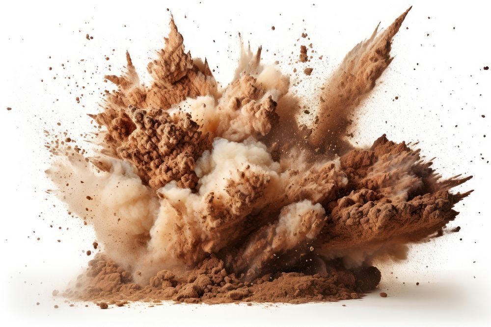 Explosive burst of brown powder | Free Photo - rawpixel