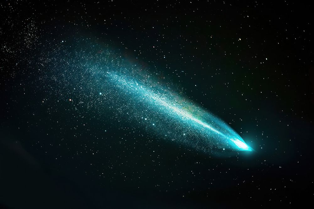 Cosmic comet streaking through space | Premium Photo - rawpixel