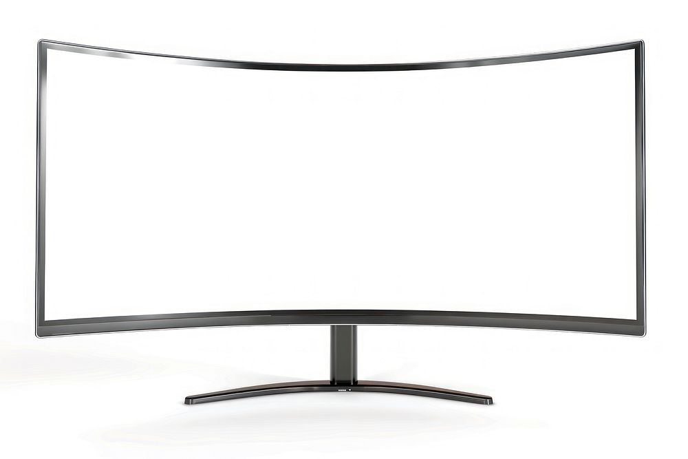 Curved widescreen monitor display technology | Free Photo - rawpixel