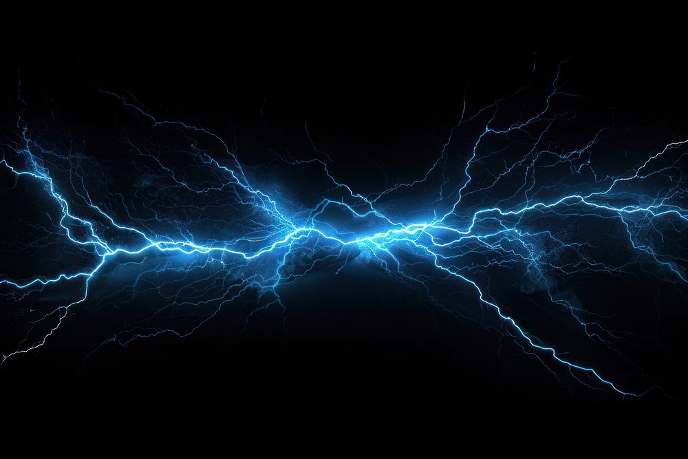 Blue Lightning Effect lightning thunderstorm | Free Photo - rawpixel