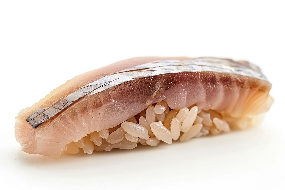 Fresh mackerel sushi on rice | Free Photo - rawpixel