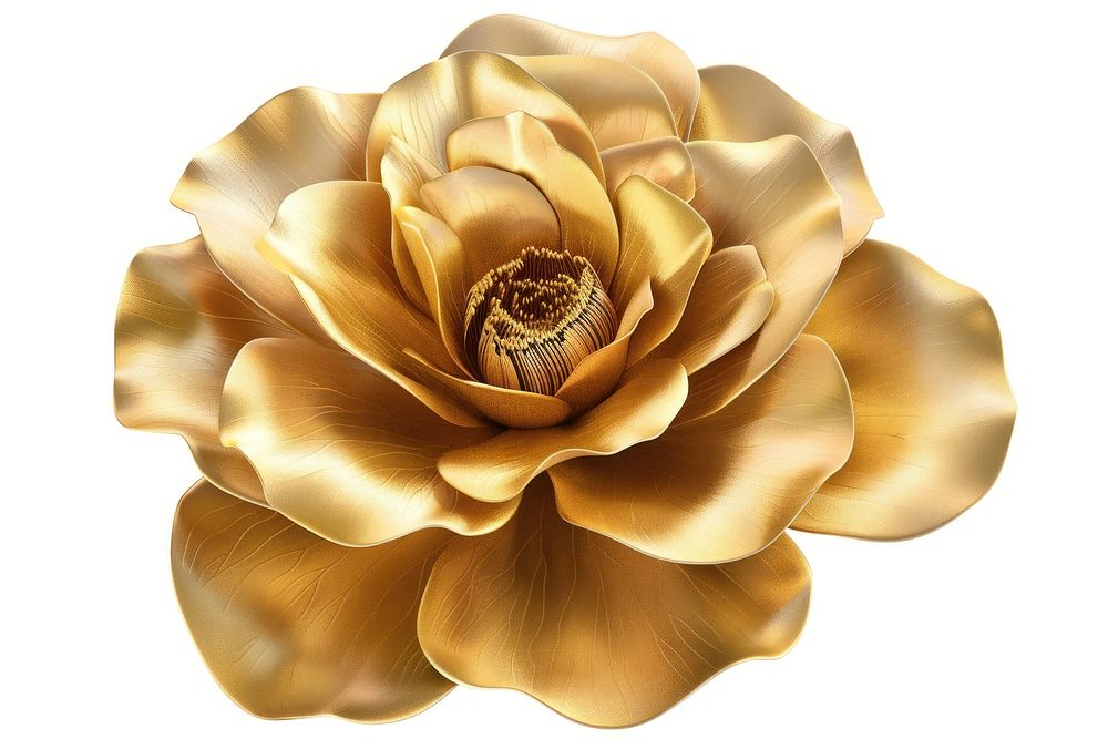 Golden flower illustration beauty | Free Photo Illustration - rawpixel
