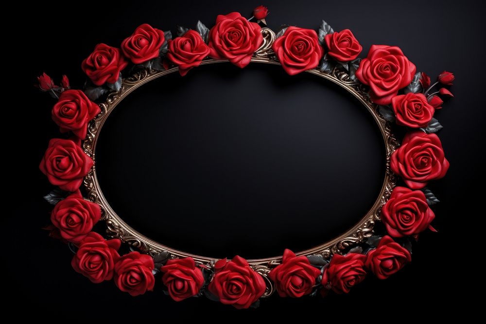 Elegant red rose photo frame | Free Photo - rawpixel