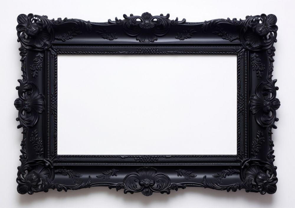 Elegant black ornate picture frame | Premium Photo - rawpixel