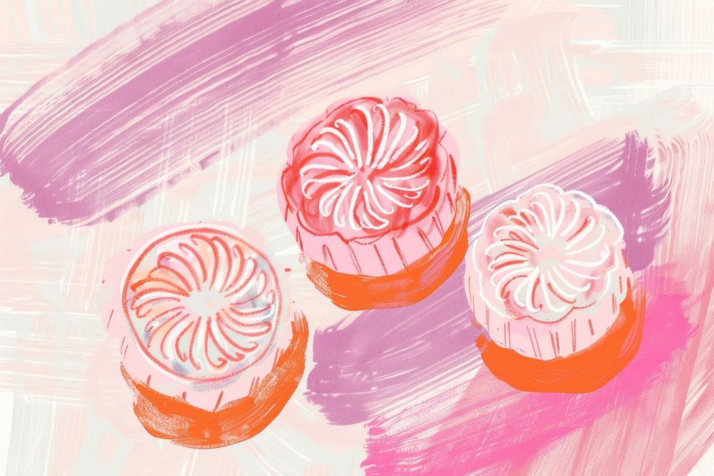 Colorful abstract cupcake illustration | Free Photo Illustration - rawpixel