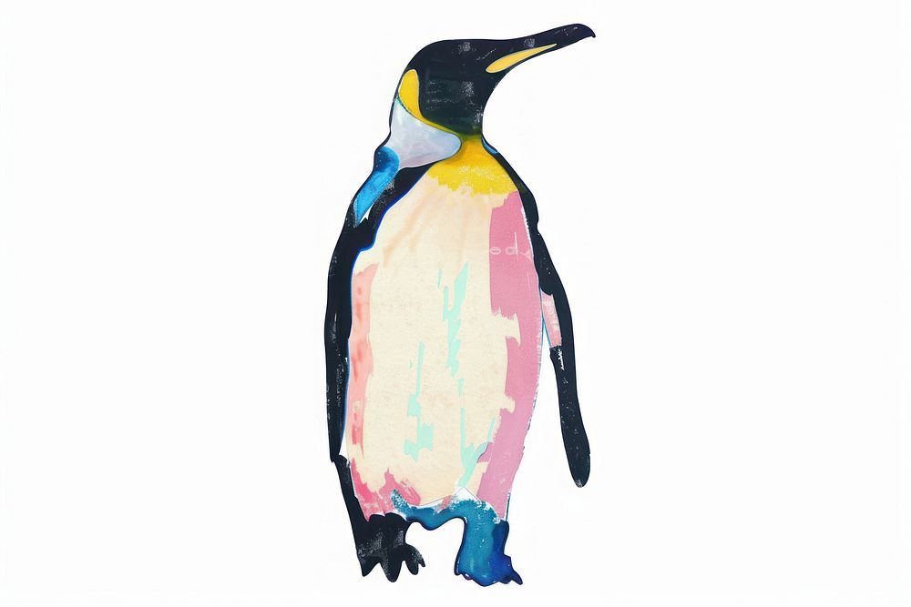 Colorful penguin art illustration | Free Photo Illustration - rawpixel