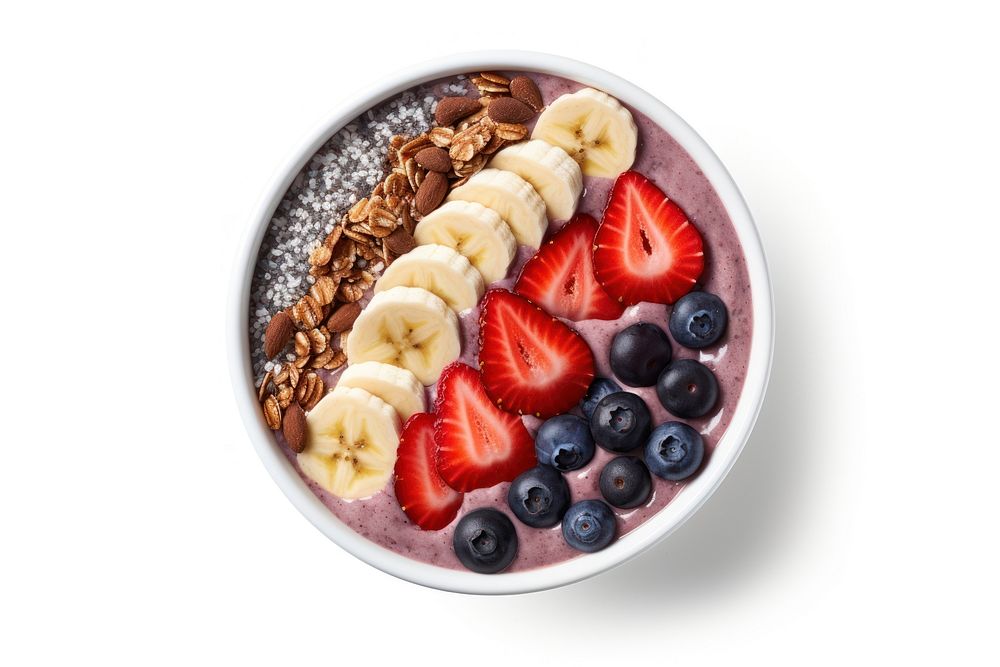 Acai bowl blueberry produce plate. | Free Photo - rawpixel