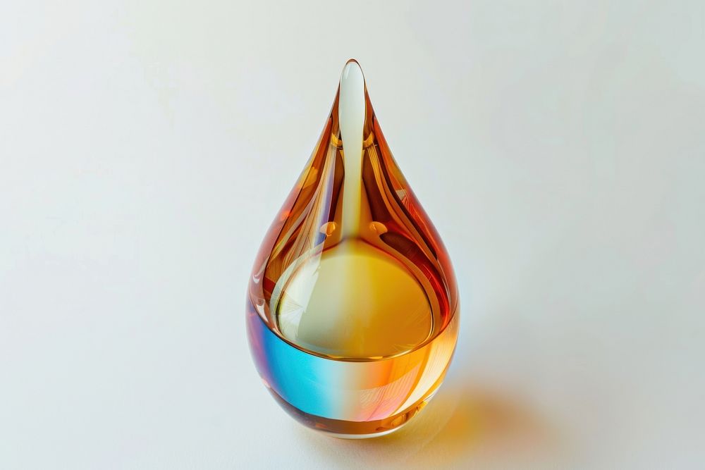 Oil drop pottery droplet bottle. | Free Photo - rawpixel