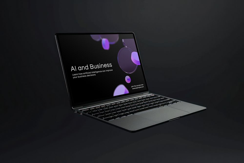 AI-driven business laptop screen | Premium Photo - rawpixel