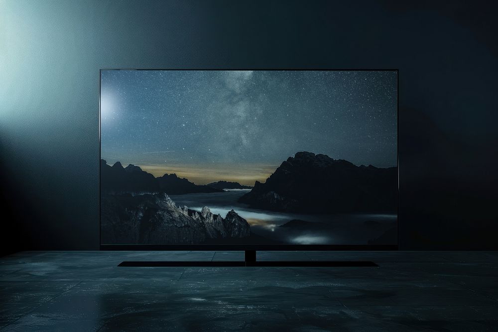 Modern TV screen mockup psd | Free PSD Mockup - rawpixel