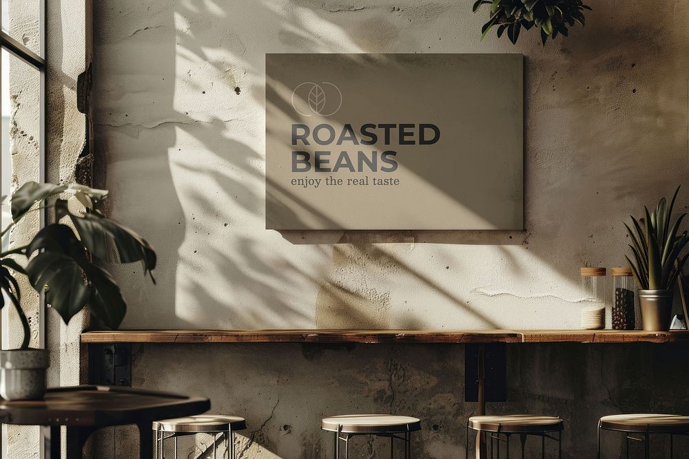 Cafe sign mockup psd | Premium PSD Mockup - rawpixel