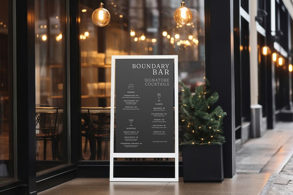 Restaurant outdoor signage mockup psd | Premium PSD Mockup - rawpixel