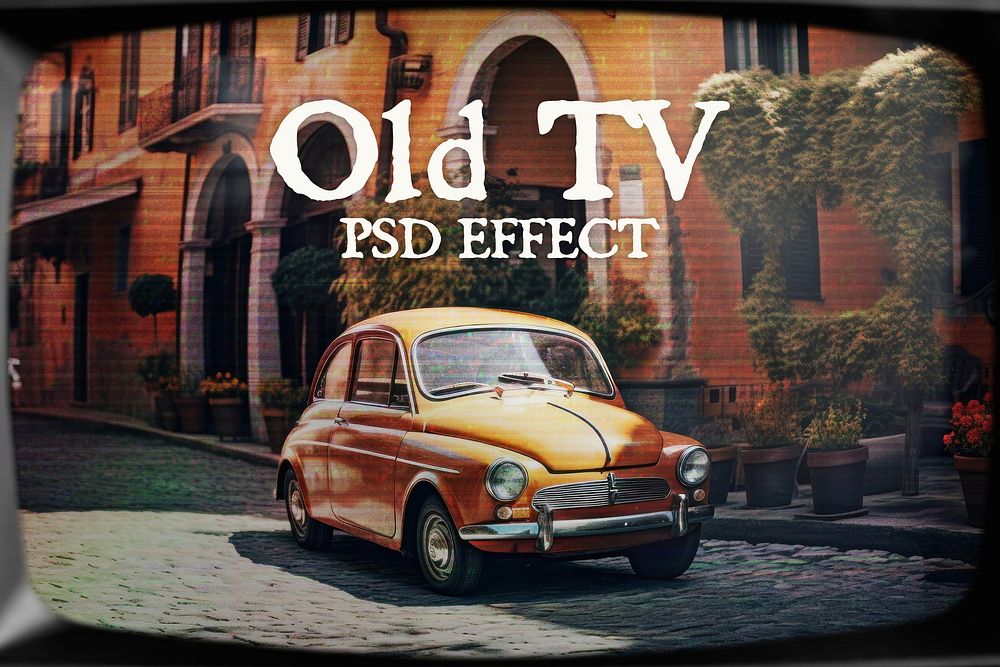 Old TV PSD Effect | Premium PSD Add-on - rawpixel