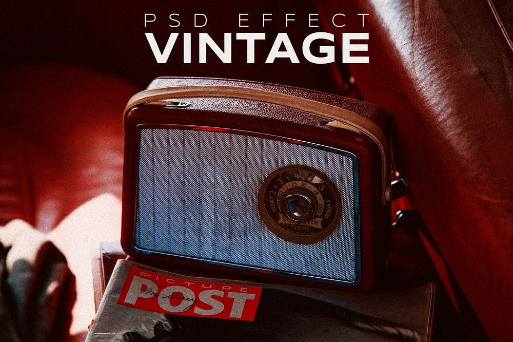 Vintage PSD Effect | Premium PSD Add-on - rawpixel