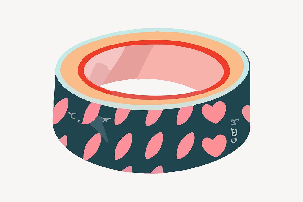 Cute washi tape notes illustration | Free Vector - rawpixel