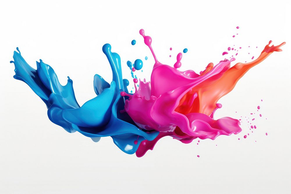 Vibrant paint splash illustration | Free Photo Illustration - rawpixel