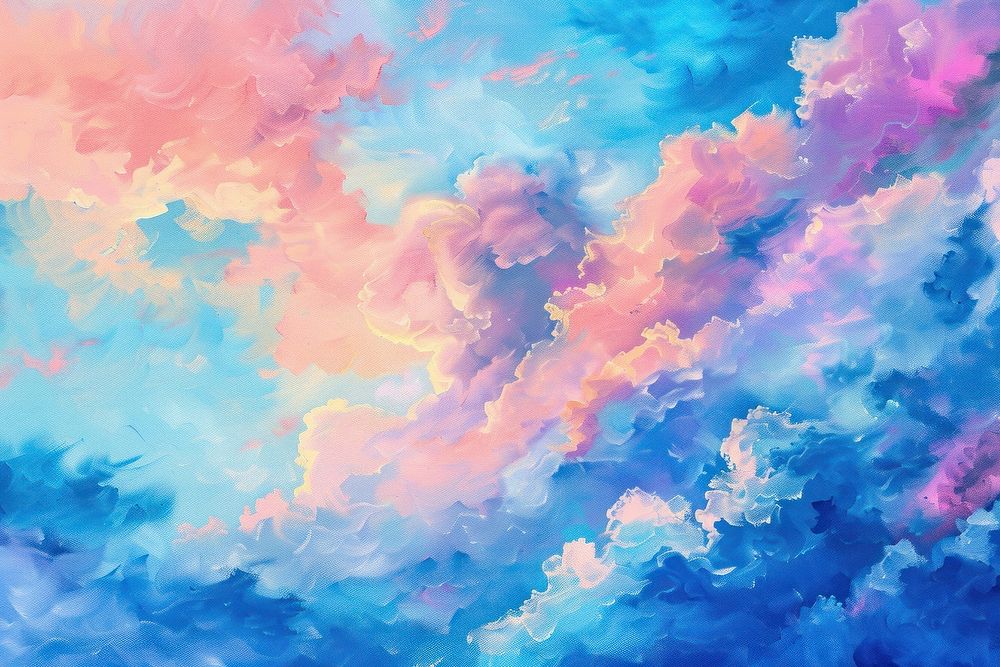 Vibrant pastel sky painting | Premium Photo Illustration - rawpixel